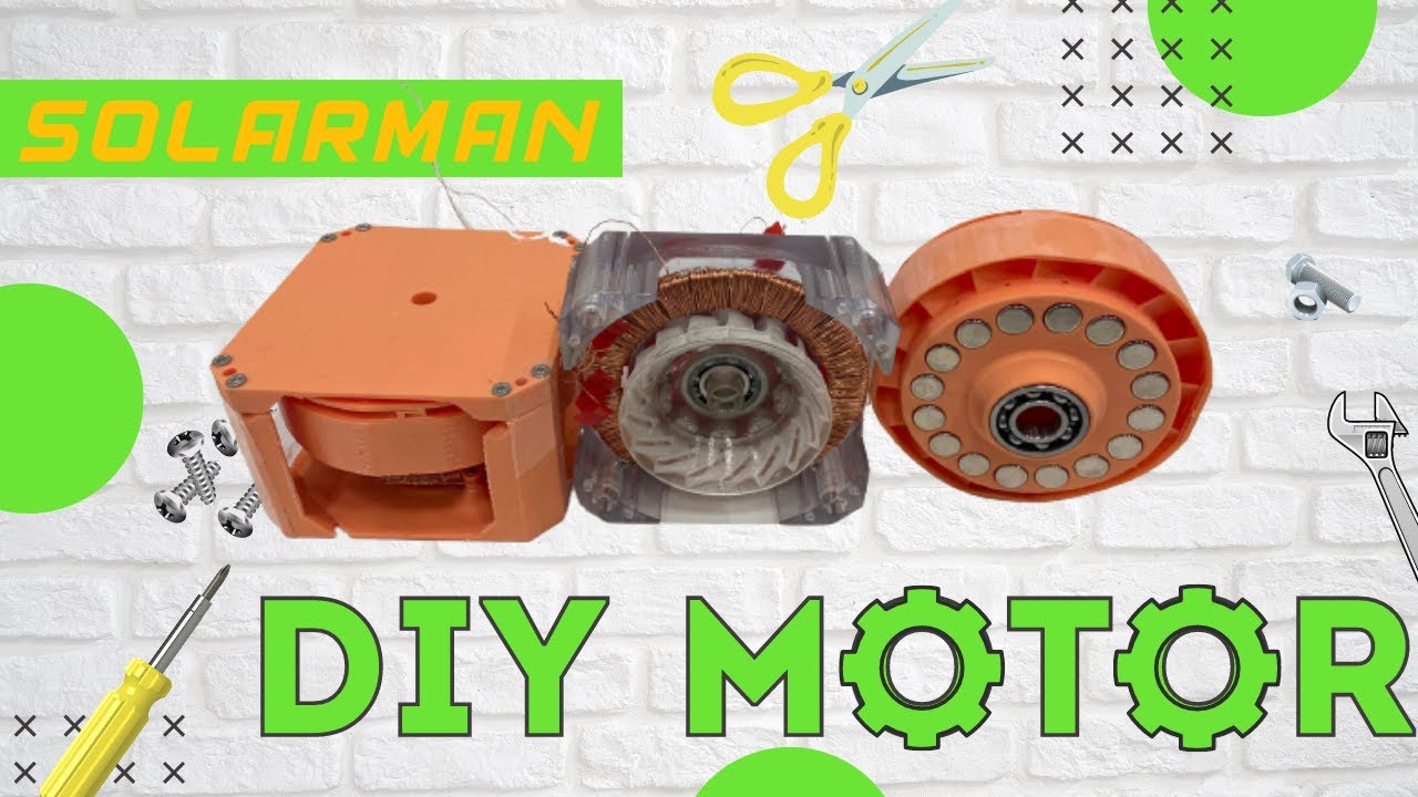 DIY Axial Flux Motor | AWESOME DIY - YouTube
