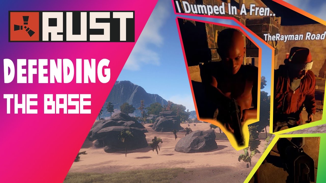 VANILLA RUST - FUNNY GAMEPLAY ON RUST MOOSE (Pt 3) | Defending the base ...