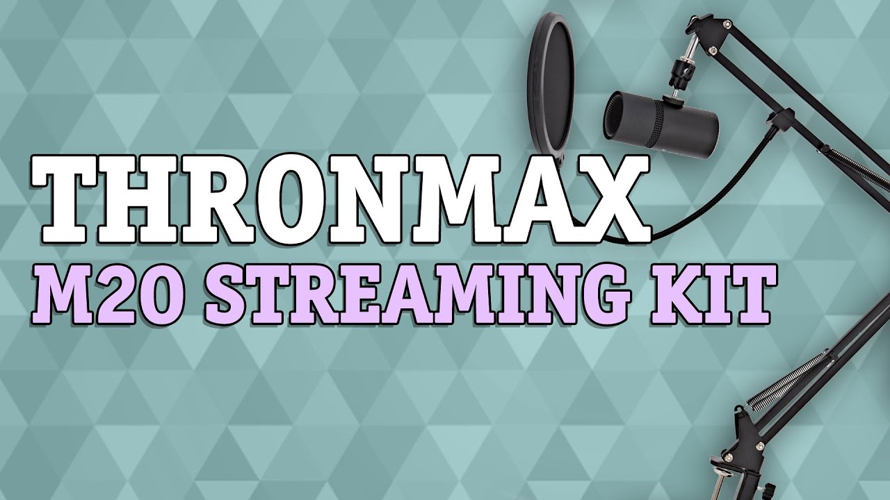 Мікрофон з аксесуарами Thronmax M20 Streaming Kit (M20KIT-TM01) - YouTube
