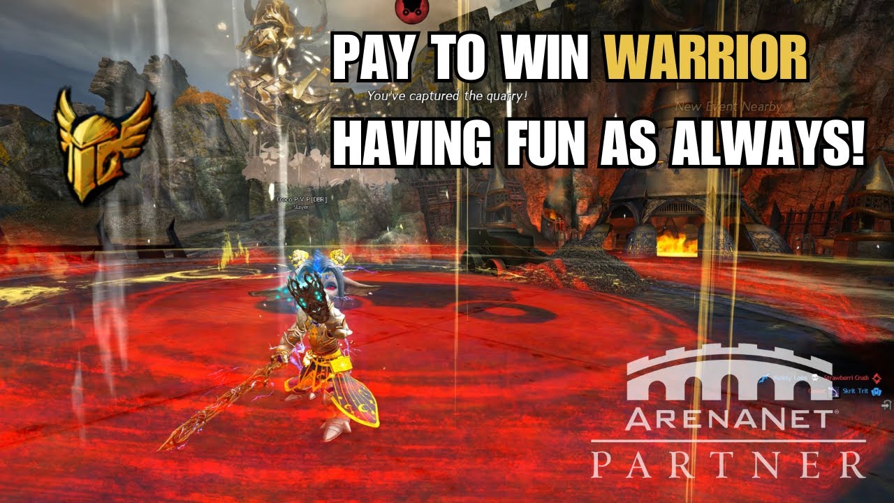 Guild Wars 2 - Power Paragon PvP - Playing and relaxing on a Sunny day ...