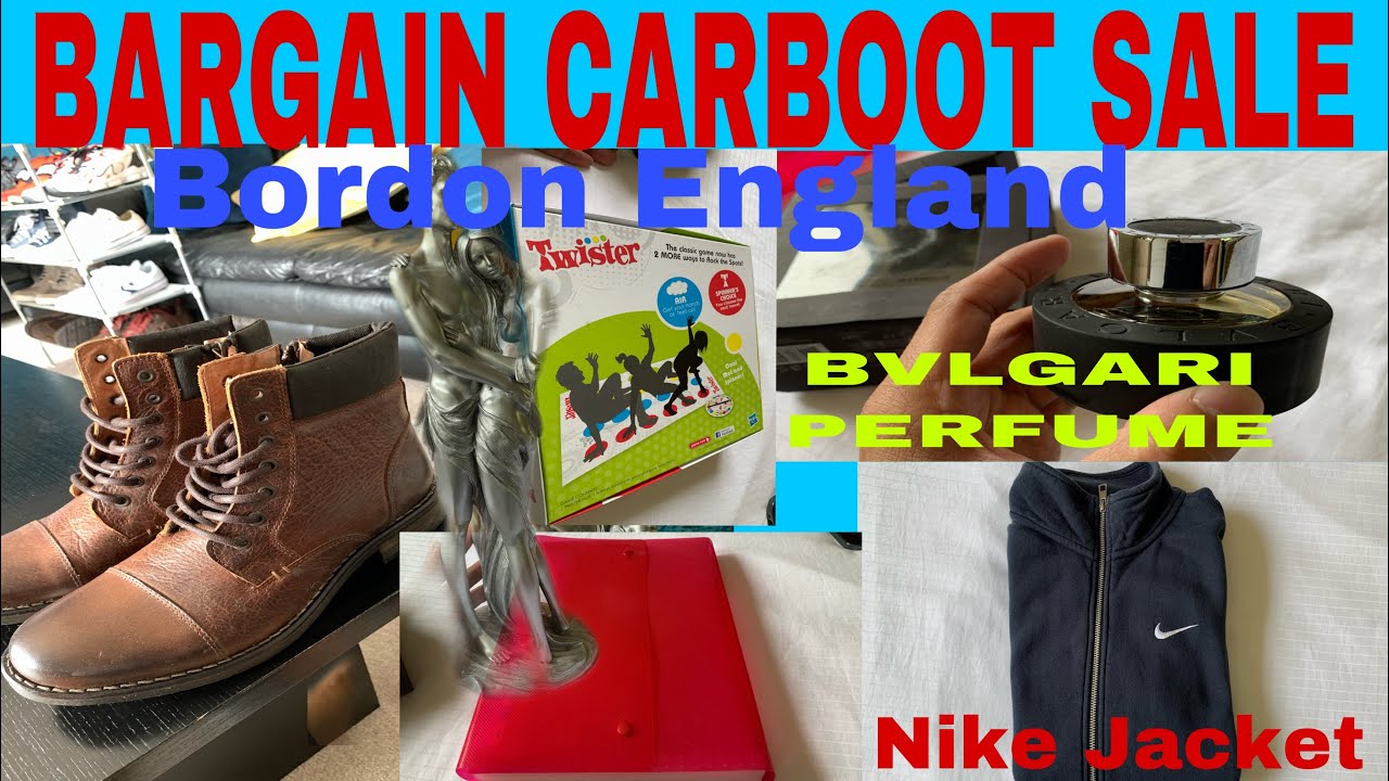 CAR BOOT SALE HAUL IN BORDON ENGLAND/ BARGAIN HUNTING SALE - YouTube