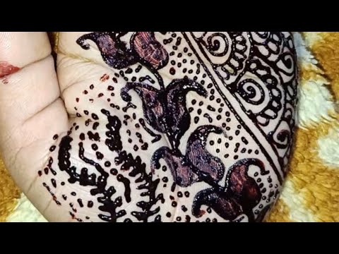STUNNING Velli Vali Mehndi design you will love ! - YouTube