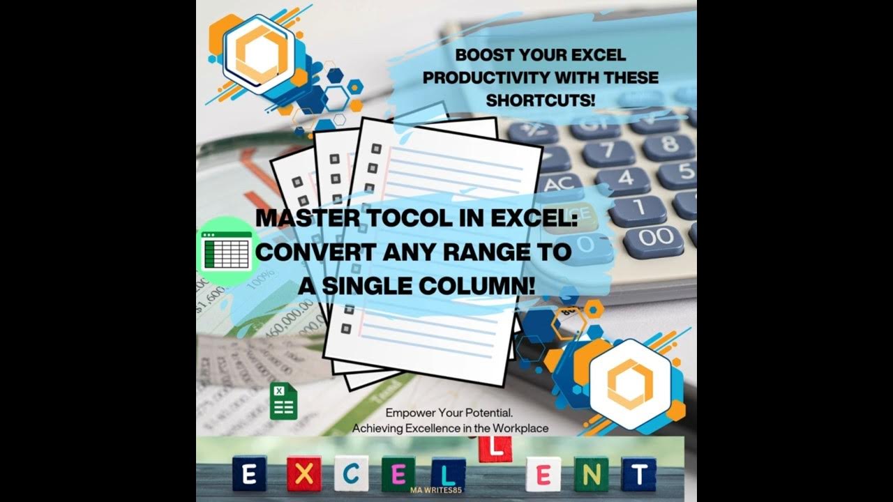 Master TOCOL in Excel: Convert Any Range to a Single Column! - YouTube