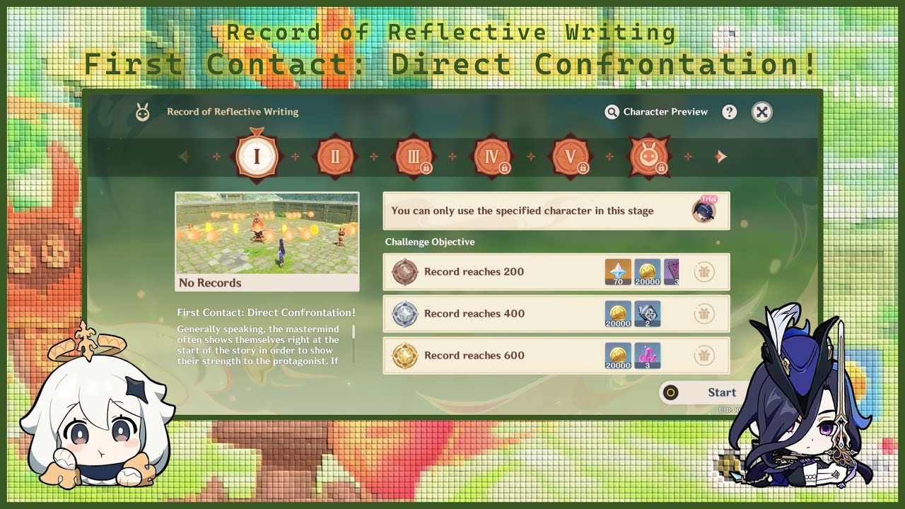 Record of Reflective Writing 1 -- Genshin Impact - YouTube