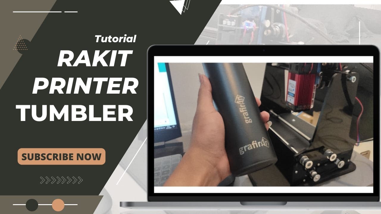Cara Merakit Printer Grafir Tumbler Stainless CNC DIY - GRBL Laser ...
