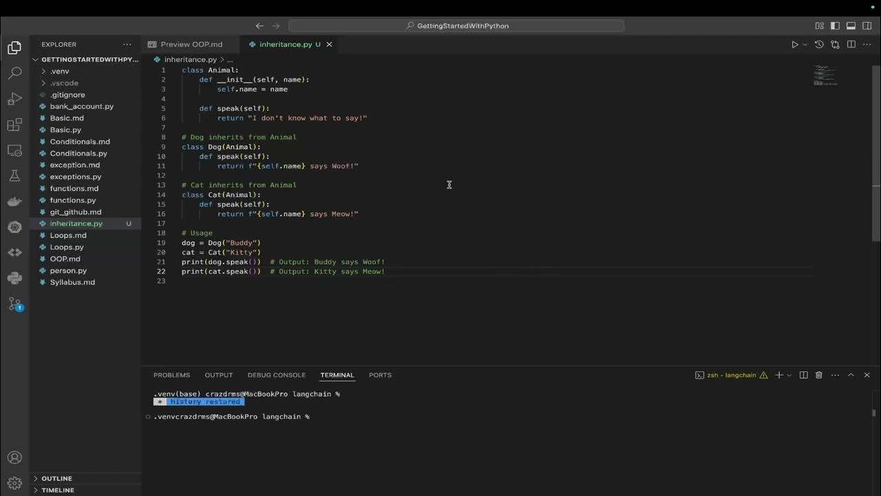 19.Inheritance - Learn to code using python language #coding #nepalilanguage #oop - YouTube