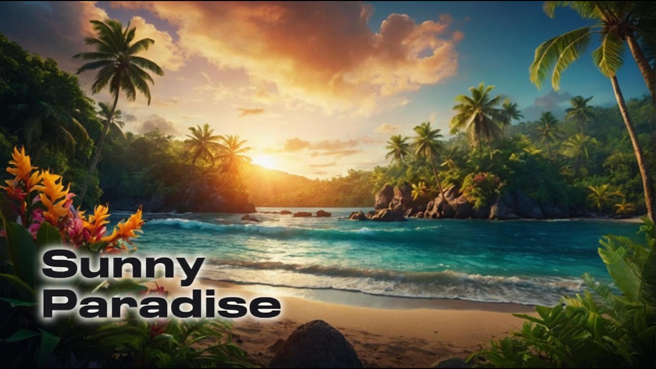 Tropical House 🎵 Sunny Paradise - Positive Energy to Relax, Study, Work ...