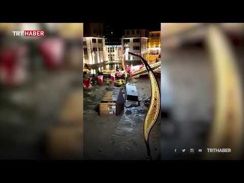 Selin vurduğu Giresun'da yollar göle döndü, arabalar sürüklendi