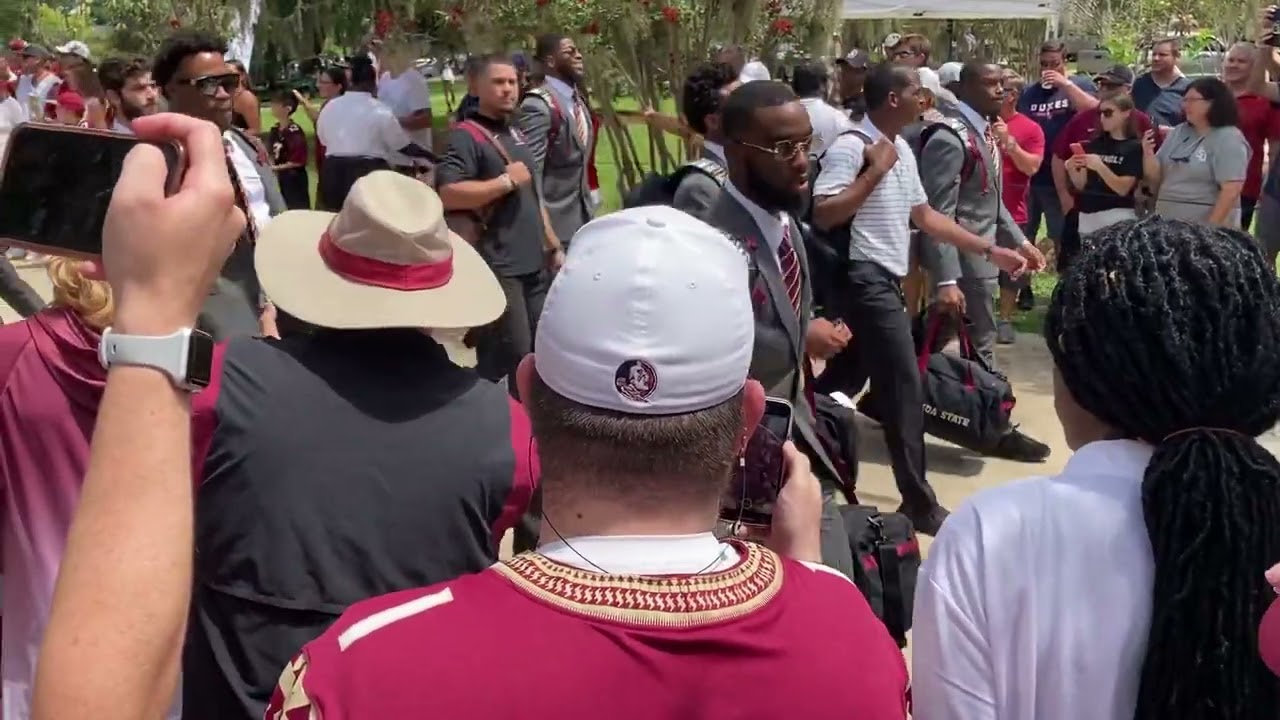 Florida State Legacy Walk to open 2022 season - YouTube