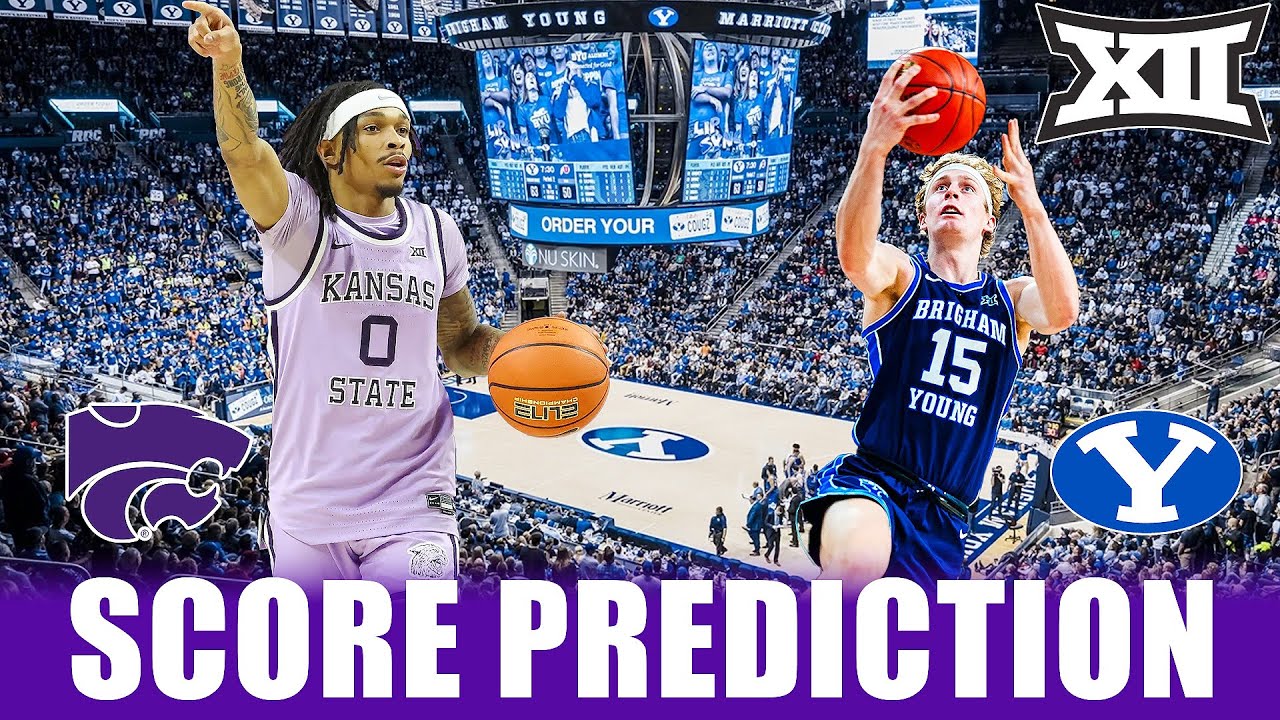BYU vs K-State SCORE PREDICTION - YouTube