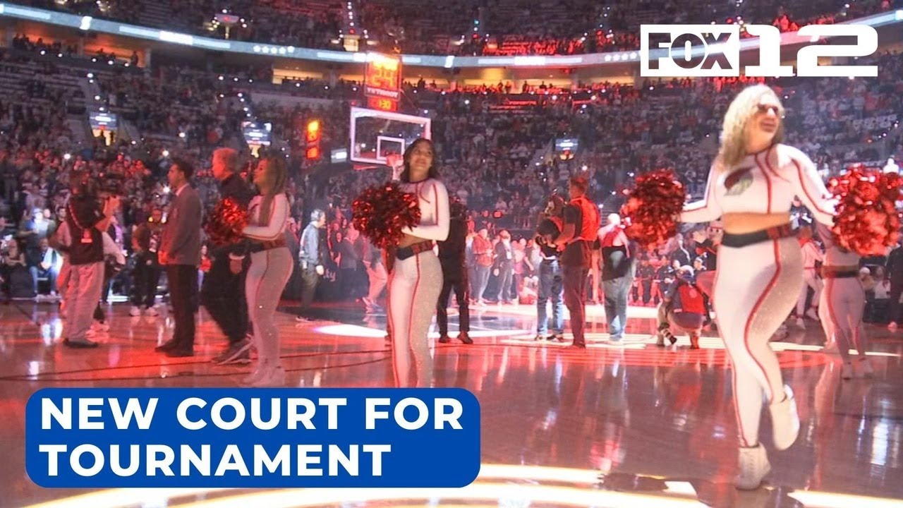 NBA unveils Trail Blazers court design for first ever in-season ...