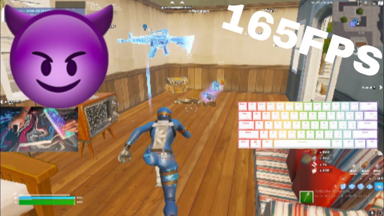 Custom GK61 ASMR Chill Keyboard Sounds Tilted Zone wars 165FPS - YouTube
