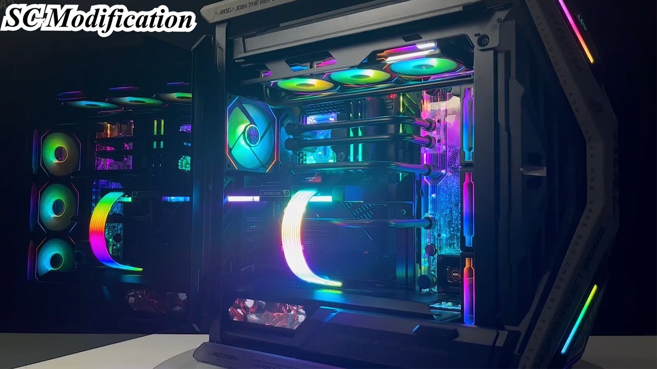 10000$ ROG Hyperion GR701 Ultimate Water Cooling Build - YouTube
