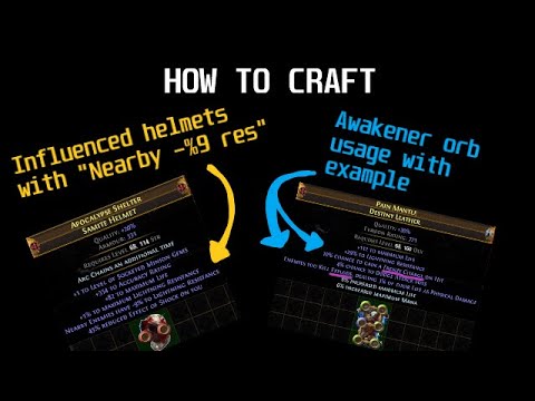 How To Craft Influenced Helmets | What is & How to Use Awakener's Orb ...