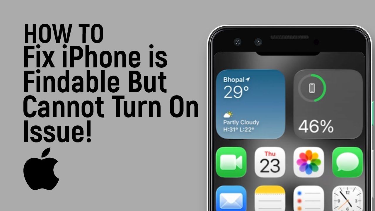 How to Fix iPhone is Findable But Cannot Turn On Issue [easy] - YouTube