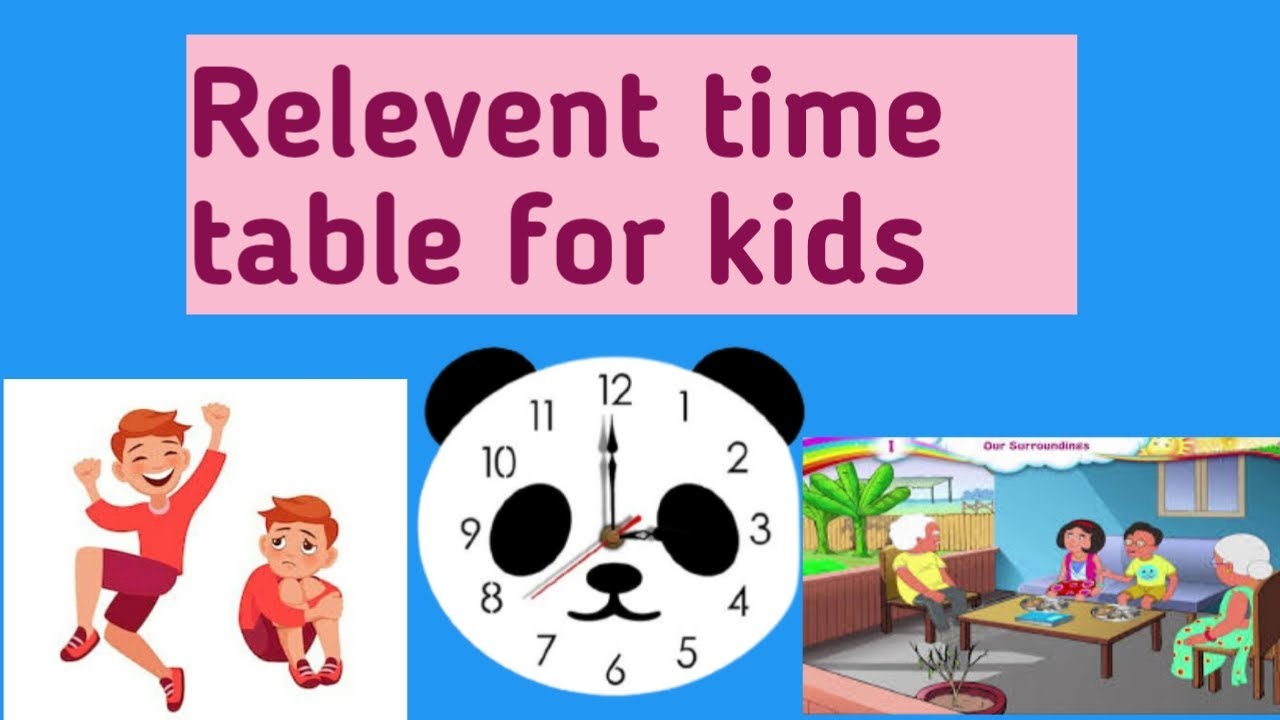 Time table || Schedule - YouTube