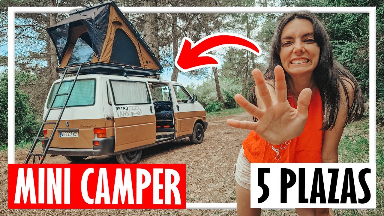 VOLKSWAGEN MINI CAMPER 🤯💥 Una Furgoneta PEQUEÑA para VIAJAR y DORMIR 5 ...