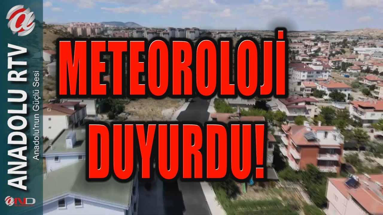 NEVŞEHİR - METEOROLOJİ HAVA DURUMU RAPORUNU PAYLAŞTI - YouTube