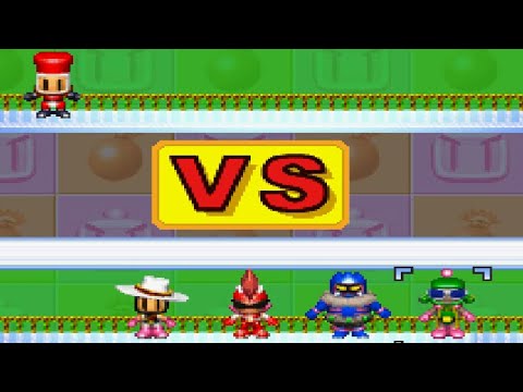 [Christmas] Bomberman Party Edition (PS1) - 1 VS 4 at Winter Wonderland ...