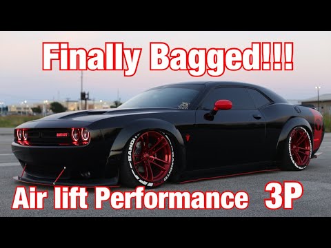 Bagged Widebody Challenger RT with Airlift Performance 3P system - YouTube