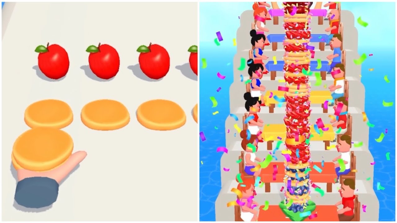 Pancake Run 3D 🥞 🍓 🍌 NEW GAME ! Apk All Levels Gameplay Android, iOS ...
