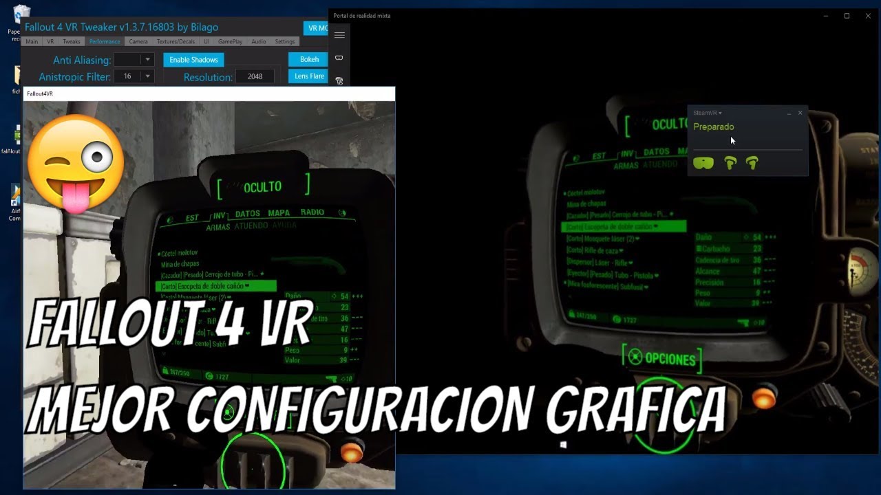 Fallout 4 Vr Mods Y Maxima Mejora De Rendimiento - Nexusmod Y Mas - YouTube