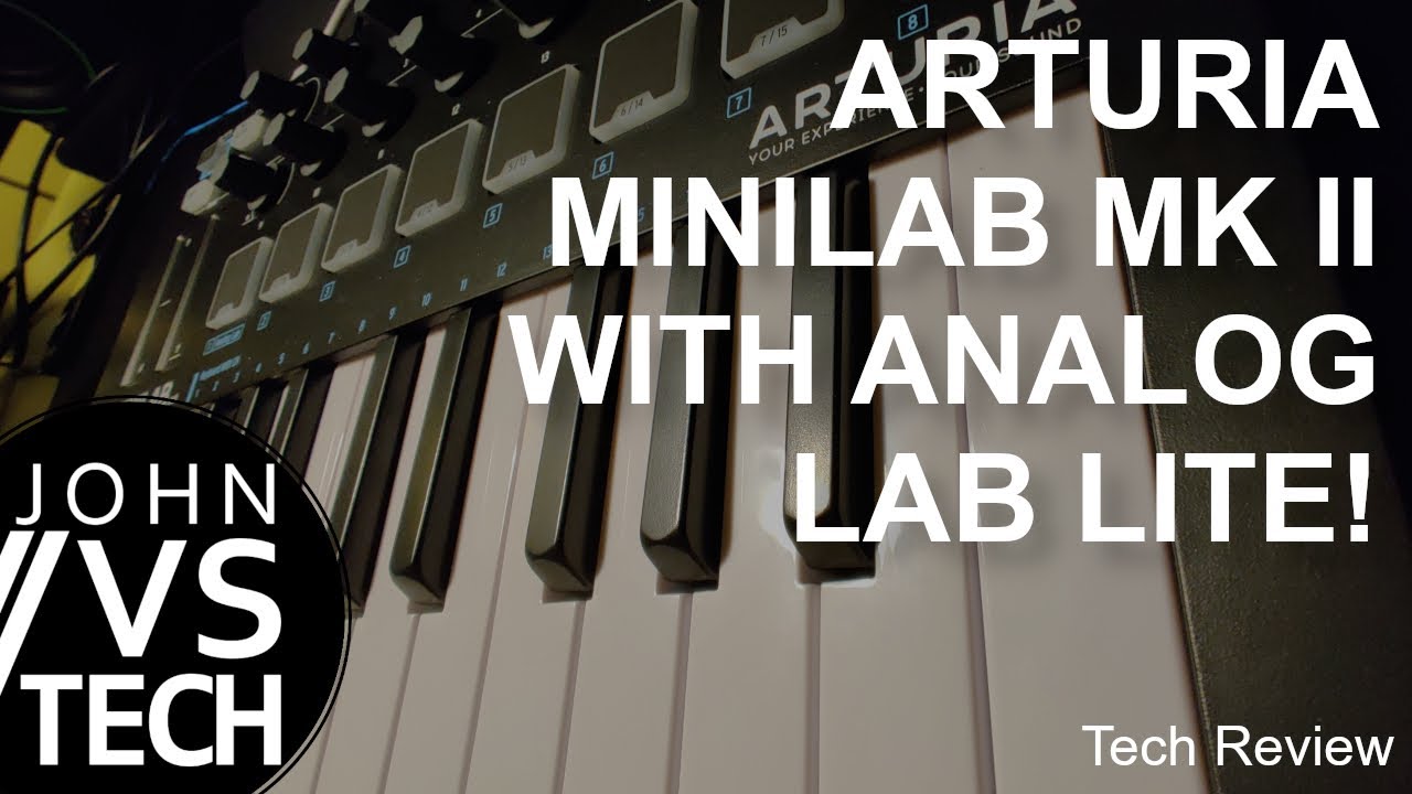 Arturia Minilab MK2 Full Review - JohnVSTech - YouTube