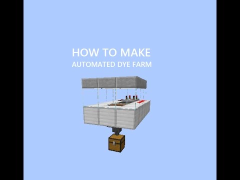 How To Make Automatic Dye Farm - YouTube