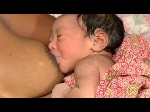 Attaching Your Baby at the Breast (Arabic) - Breastfeeding Series