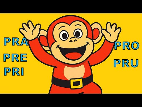 SILABAS PRA PRE PRI PRO PRU EN 4K ! #monosilabo #aprenderaleer - YouTube