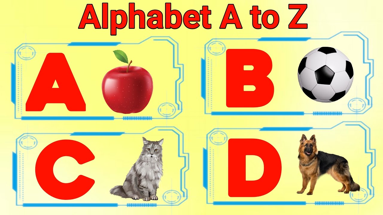 Abcd, abcd song, alphabet, a to z alphabet, a for apple, a for apple b ...