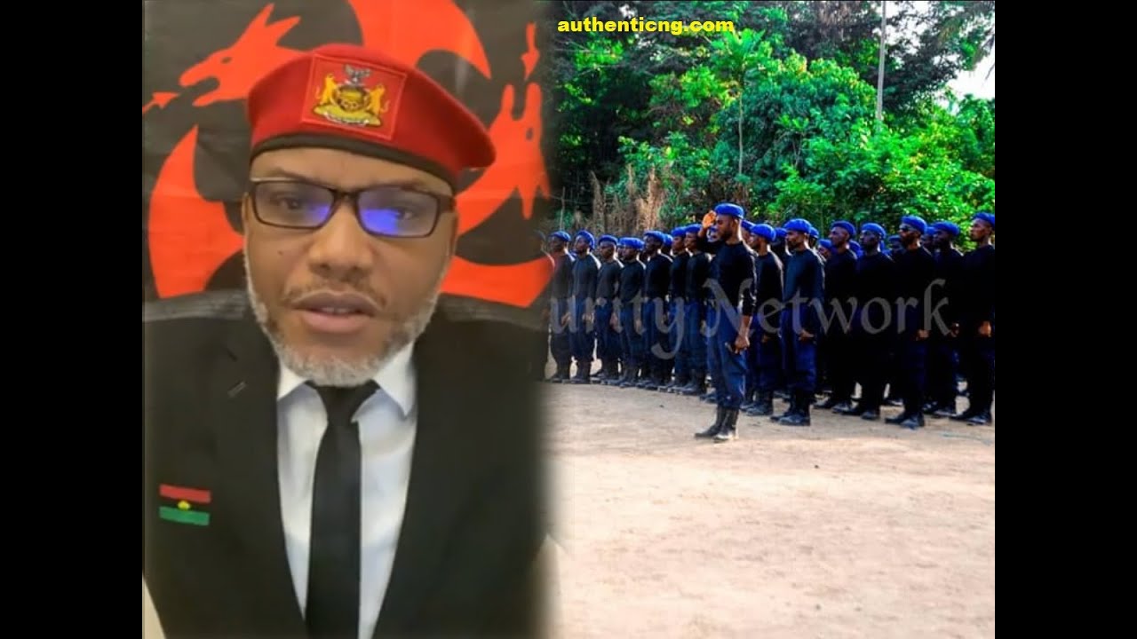 Nnamdi Kanu Launches Security Outfit "Eastern Security Network" - YouTube