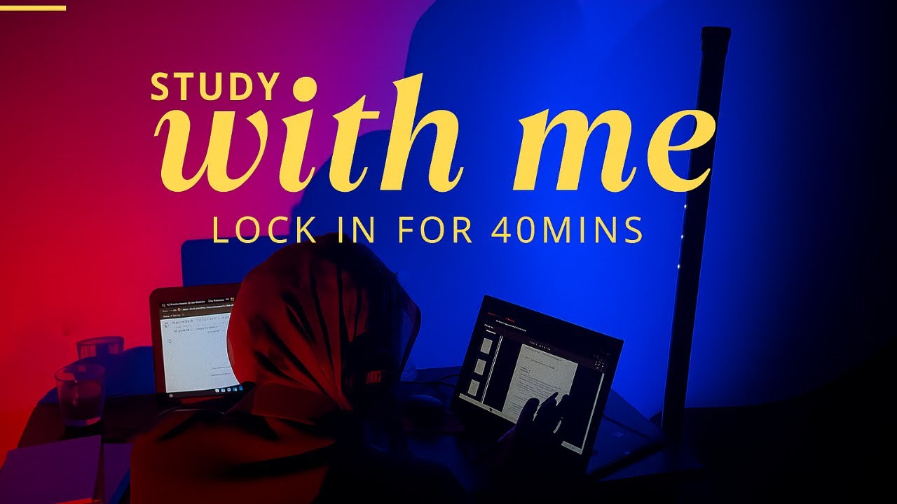 Lock In & Focus | 40-Min Study With Me | Rain Ambience. - YouTube