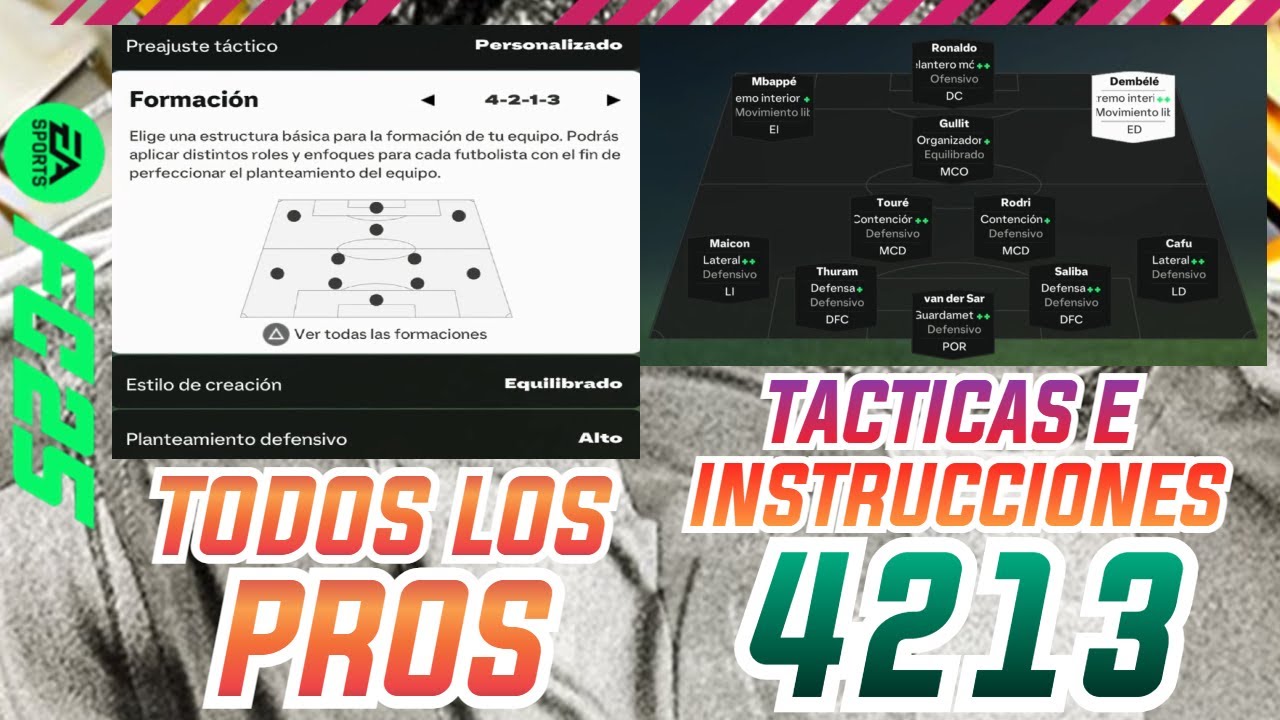 TODOS LOS PROS JUEGAN 4213 POSTPARCHE | MEJORES TACTICAS E ...