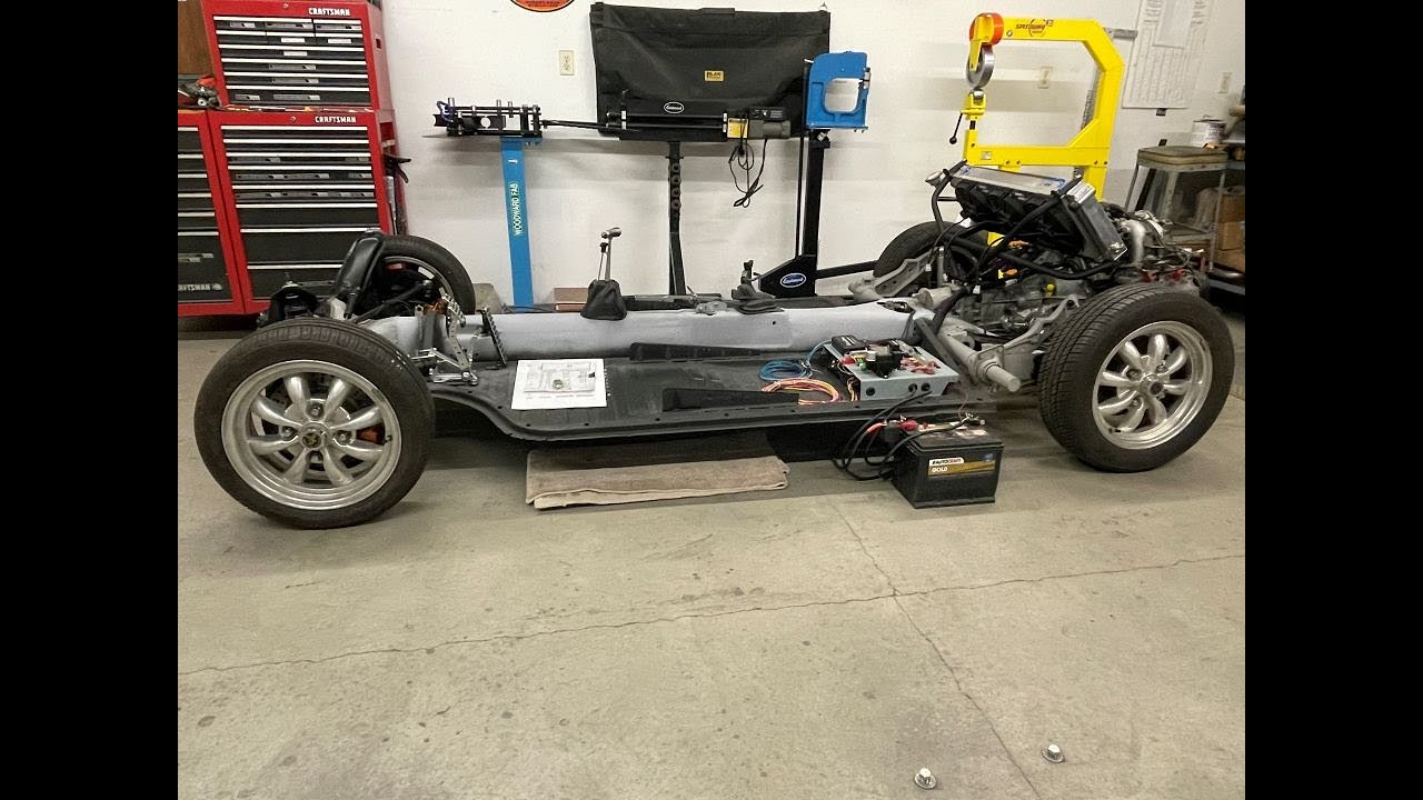 1970 Karmann Ghia engine swap 96 Subaru EJ22 with Subaru TY752 five ...