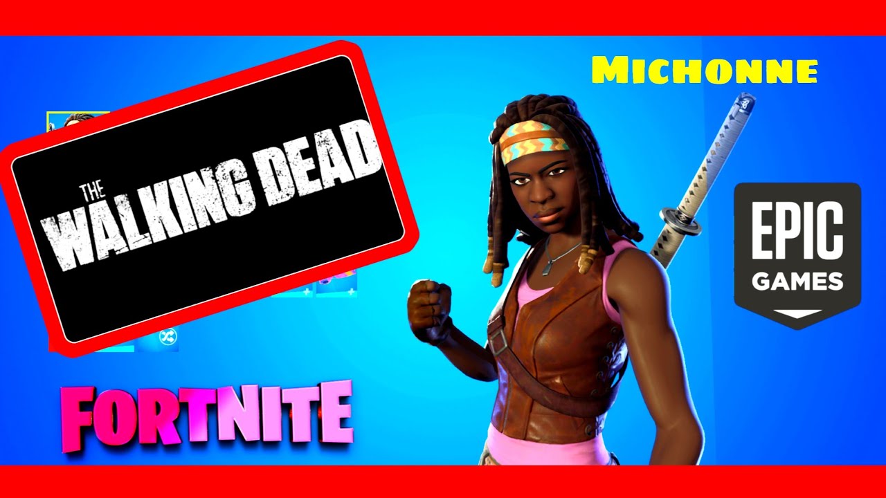 Fortnite #MICHONNE The Walking Dead no Fortnite (Incrível) - YouTube