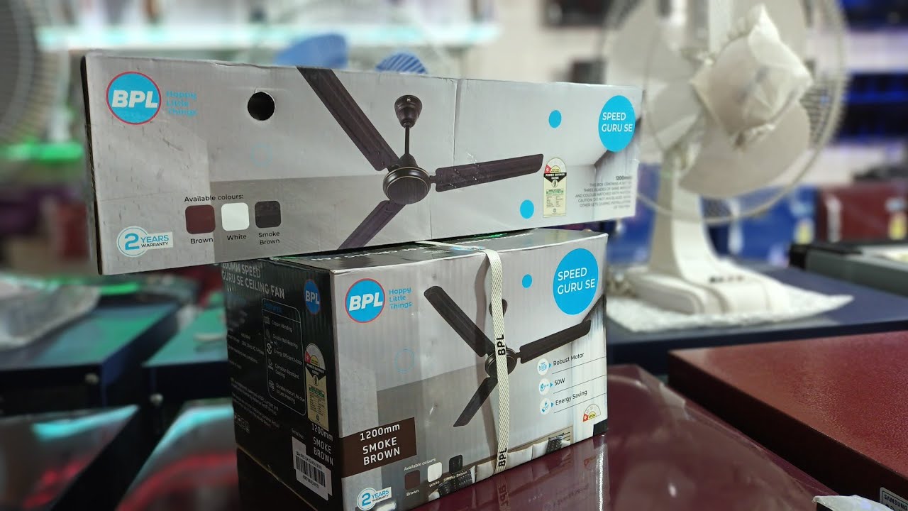 BPL Star Rated 50w Ceiling Fan || Speed Guru Se || Detailing & Unboxing ...