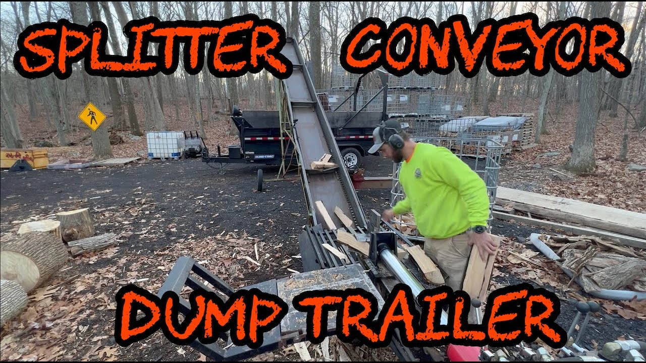 #306 Splitting Firewood with RuggedMade Log Splitter and Firewood ...