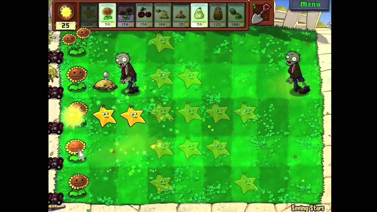 Plants vs Zombies: Mini Game #7 - YouTube