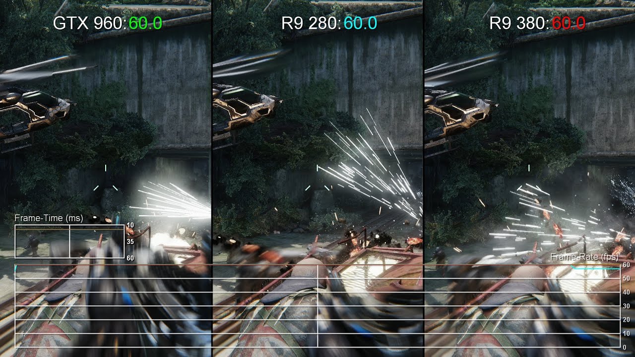 Crysis 3 R9 380 Vs GTX 960 Vs R9 280 Gameplay Frame Rate Test YouTube