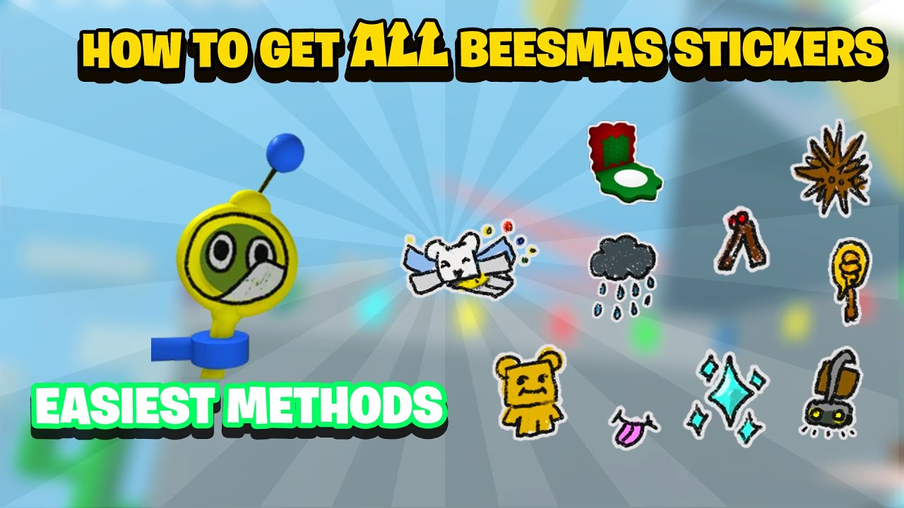 How to get stickers *FAST* In Bee Swarm Simulator (BEST METHODS) - YouTube