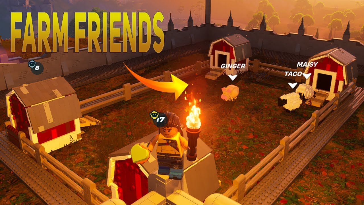 LEGO FORTNITE - I BUILD BARNS FOR MY FARM FRIENDS (Farm Friends Update ...