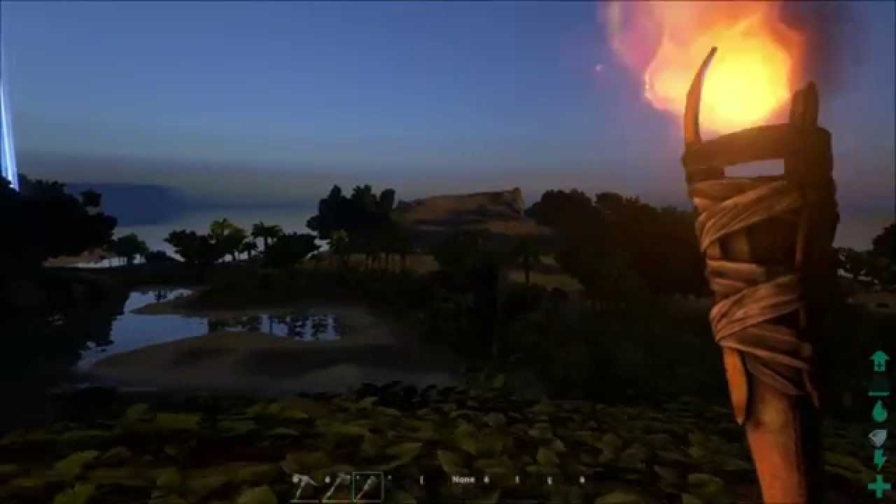 [FR] Ark Survival Evolved - Ep 004 - Des piranhas et un lance pierre ...