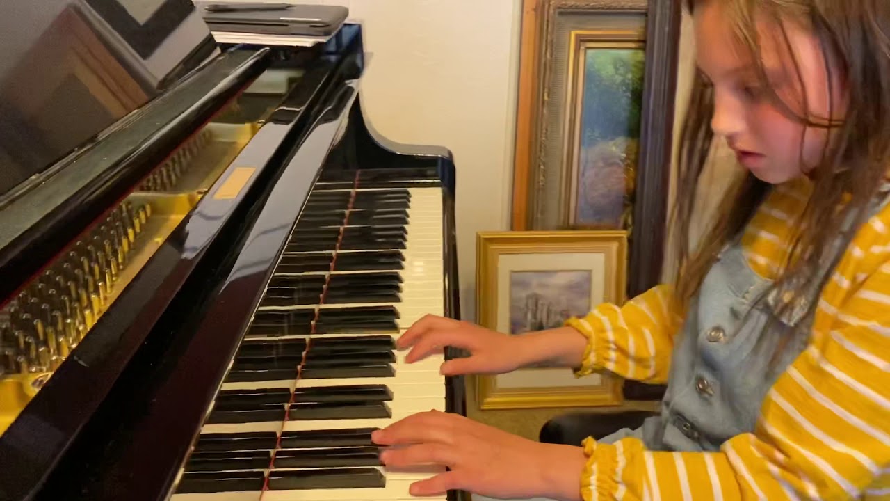 Piano Adventures by Faber Level 2B Spanish Caballero - YouTube