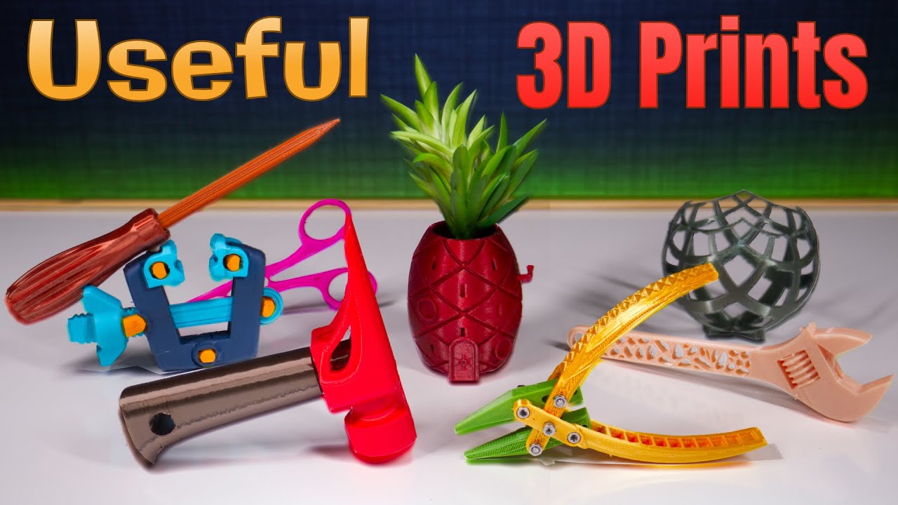 3D Printed TOOLS - 8 Useful 3D Prints for Your Workshop - YouTube