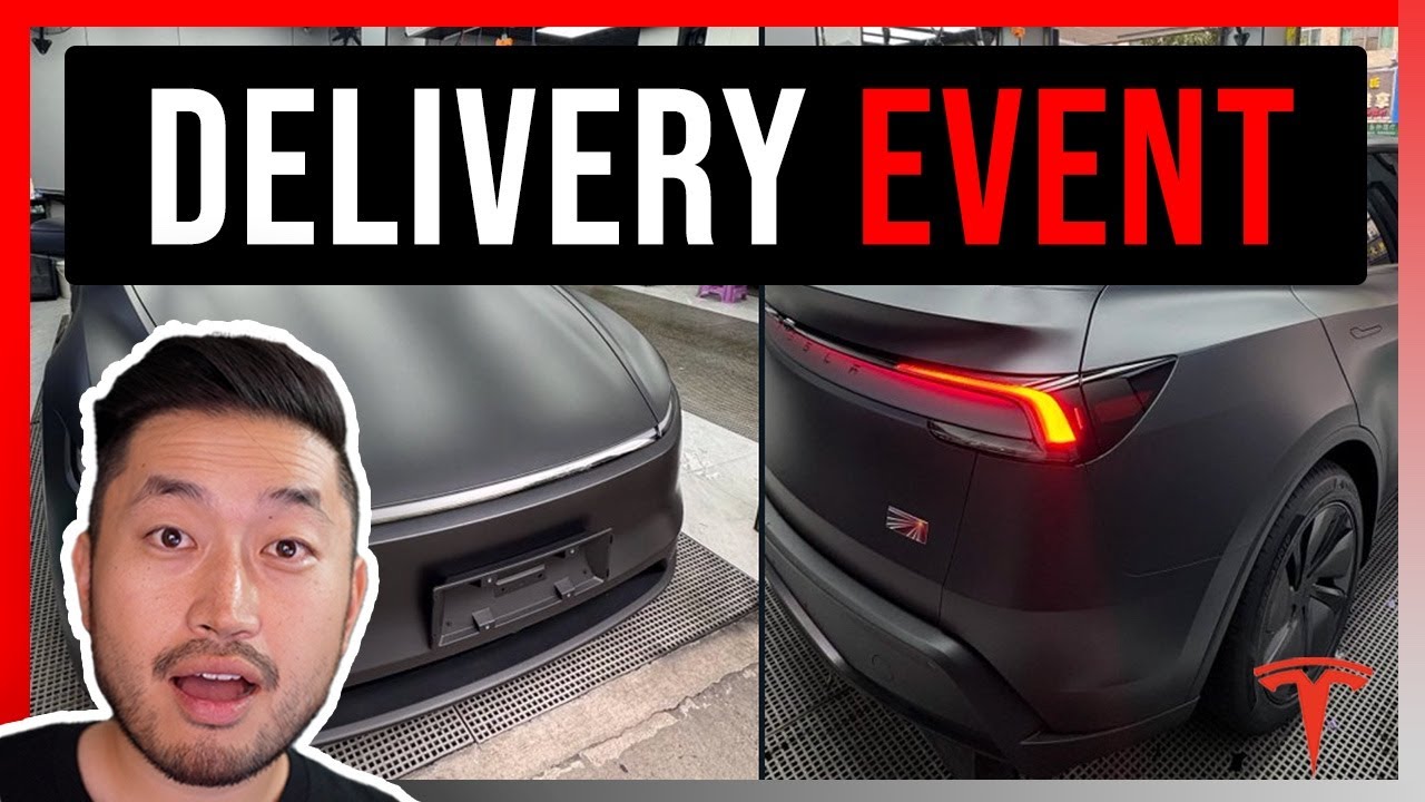 New Model Y Factory Delivery Event - YouTube