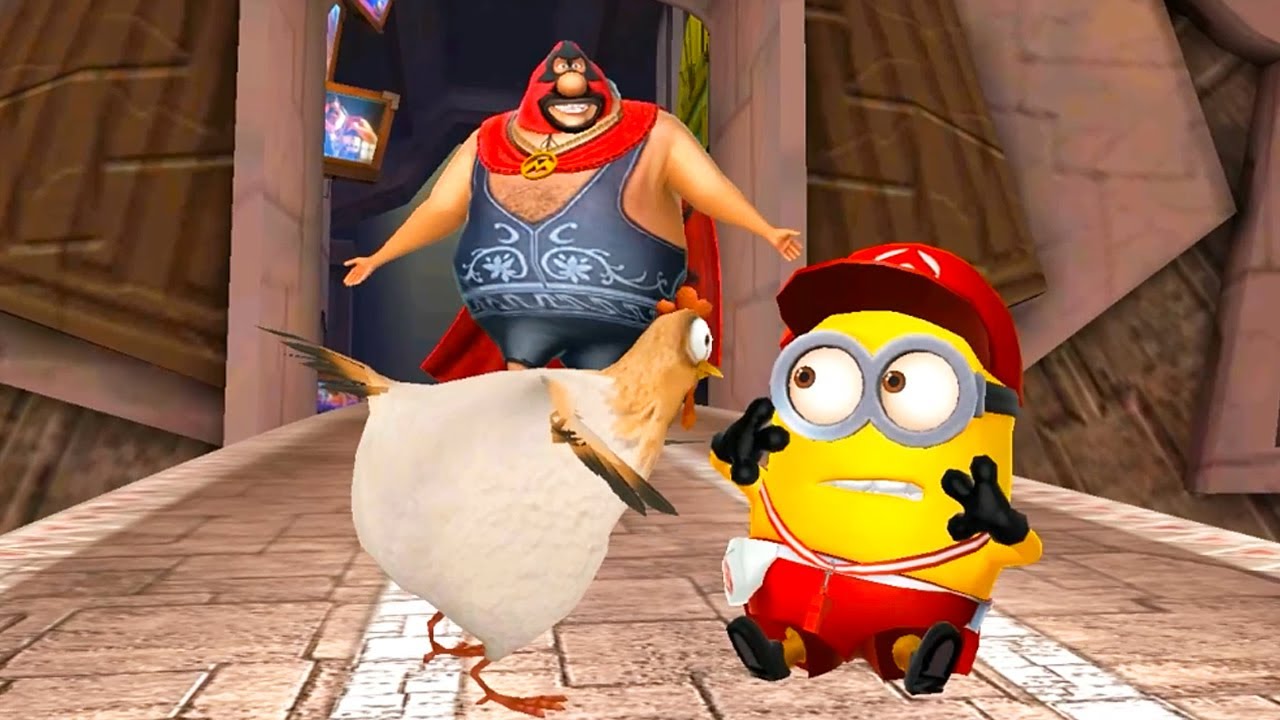 Lifeguard Minion vs El Macho and His Pollo Locos ! Despicable me minion ...
