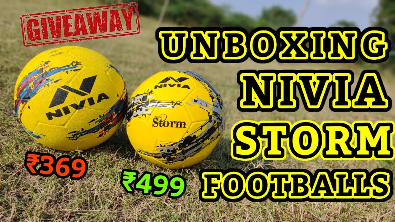 Nivia Storm Footballs | Nivia Storm Football Review | Football 4 U ...