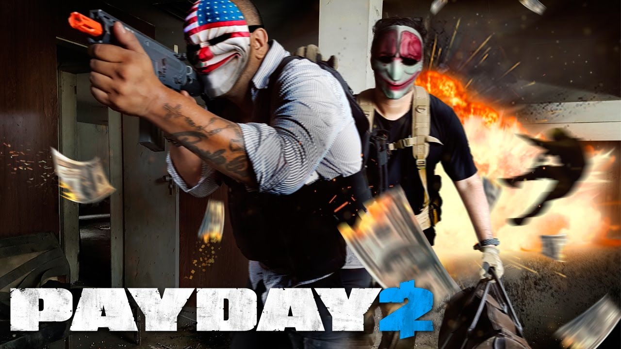 PAYDAY 2 o game da vida real | Roubo a Banco - YouTube