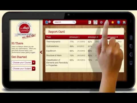 The Digi Library Tablet User Interface - YouTube